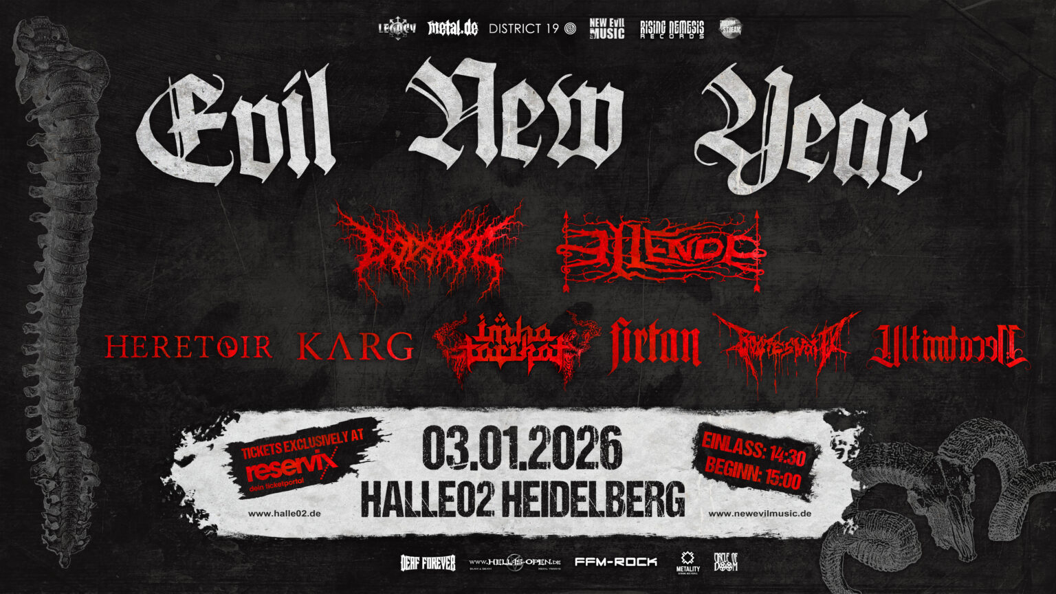 Evil New Year Festival 2026 – New Evil Music